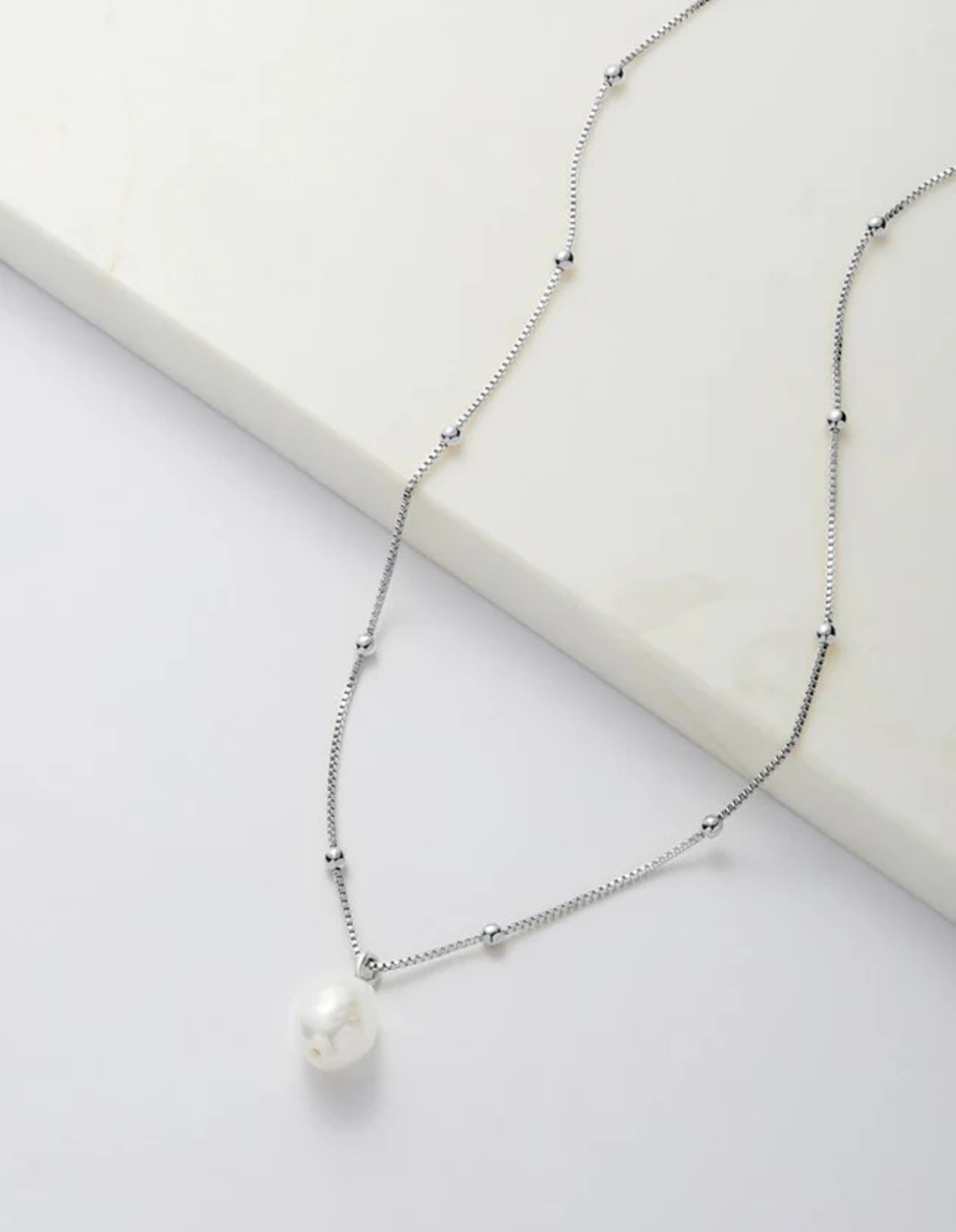 Prue Necklace - Silver- Zafino | FUDGE Gifts Home Lifestyle